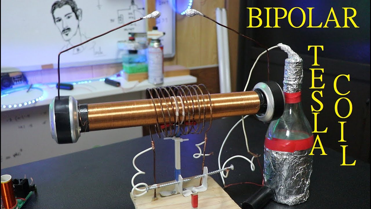 BIPOLAR Tesla Coil indonesia ,Membuat Tesla Coil dua kutub ,skema ...