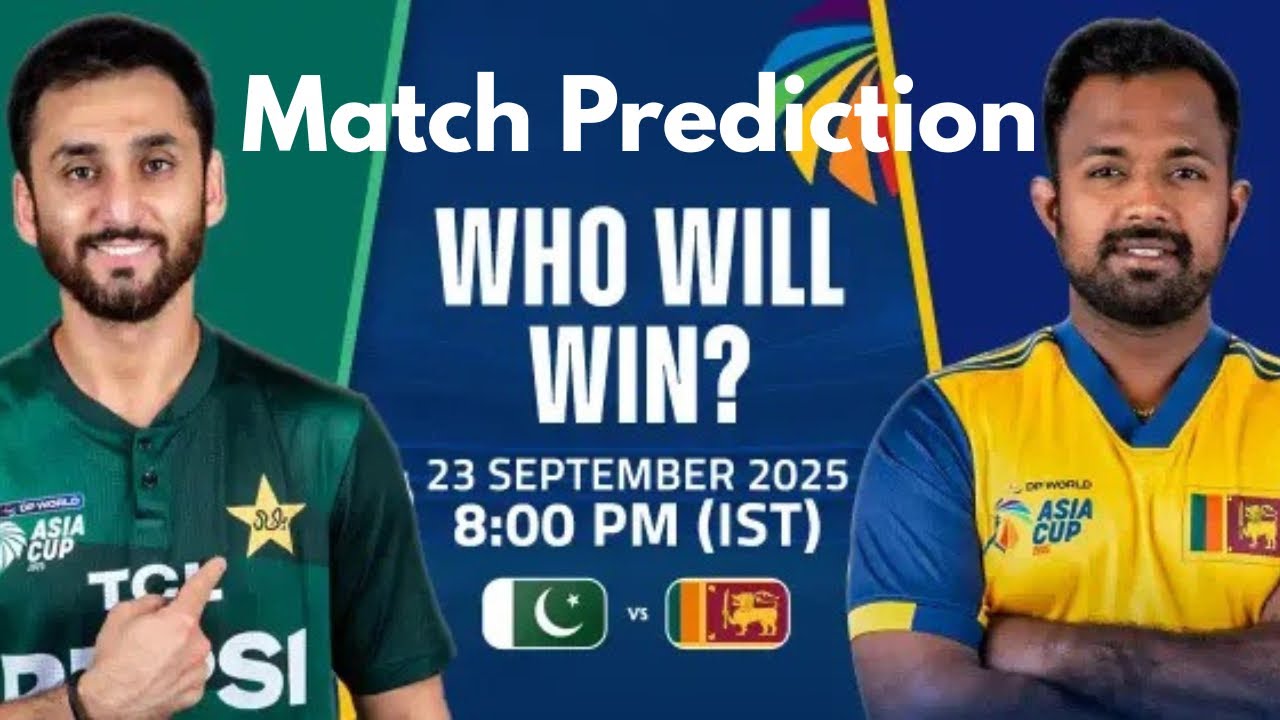 Match Prediction - Pakistan 🇵🇰 vs Sri Lanka 🇱🇰 (Full script📝) - YouTube