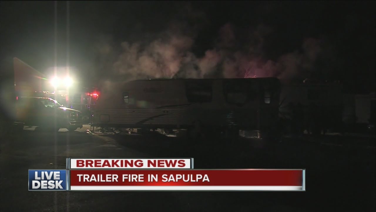 Man hurt in Sapulpa RV park fire - YouTube
