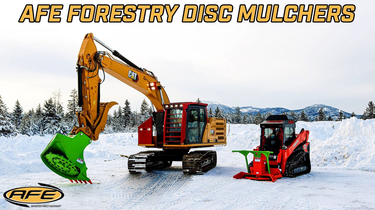 Forestry Disc Mulchers doing what they do best... Mulching, and more ...
