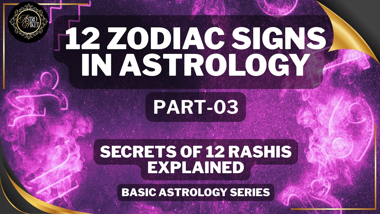 Lecture-06 | Cancer, Leo & Virgo in Vedic Astrology Explained | 12 ...