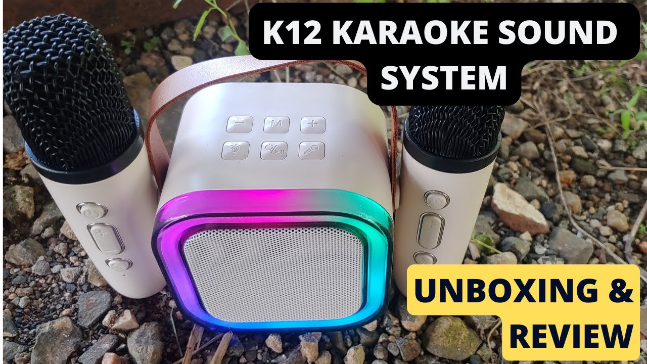 K12 Karaoke Sound System Unboxing & Review - YouTube