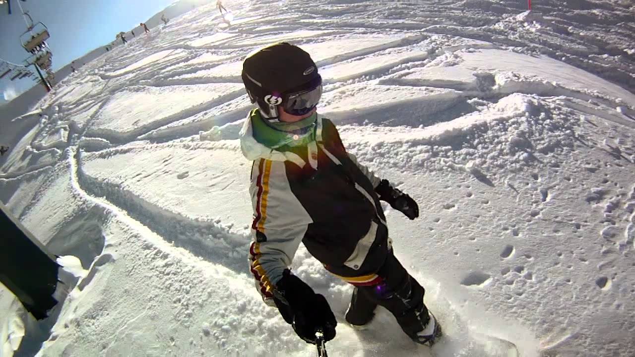 GoPro HD HERO camera: Freeride Snowboard in Italy - YouTube