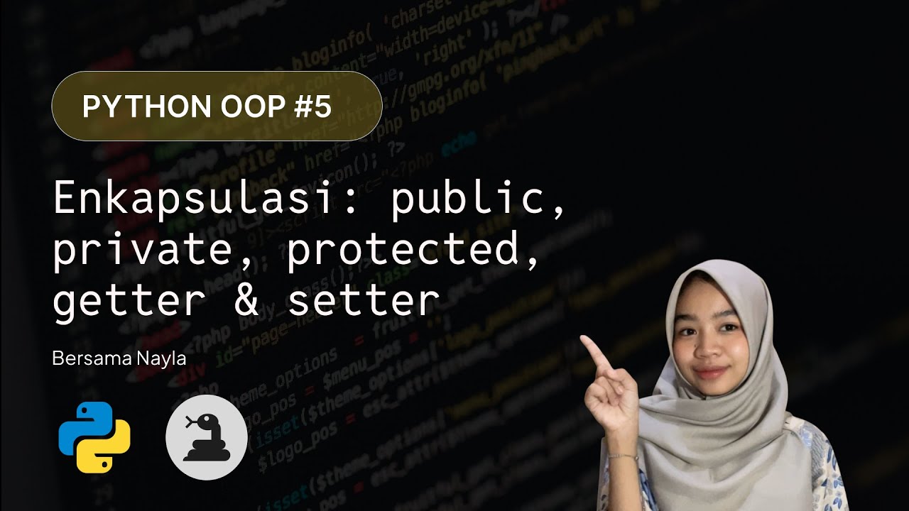 [OOP #5] Enkapsulasi: public, private, protected, getter & setter - YouTube