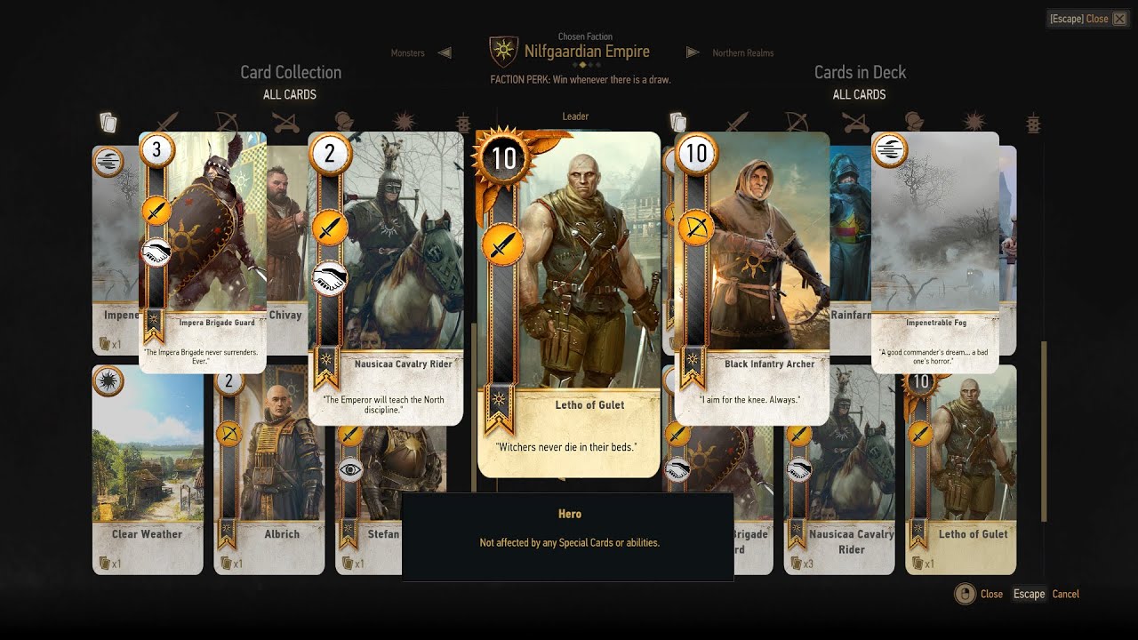 Gwent: Velen Players. Full Quest (Witcher 3 | Geralt, Baron, Boatwright ...
