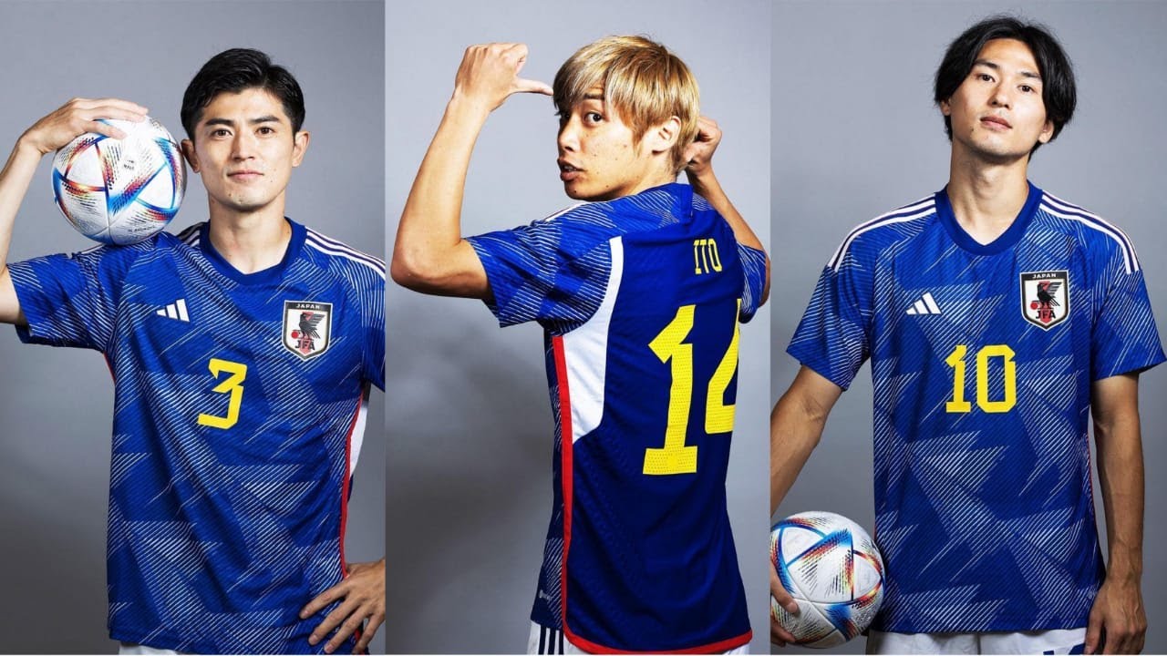 Japan Home Kit World Cup 2022 Details Jersey Jepang Piala Dunia Qatar ...