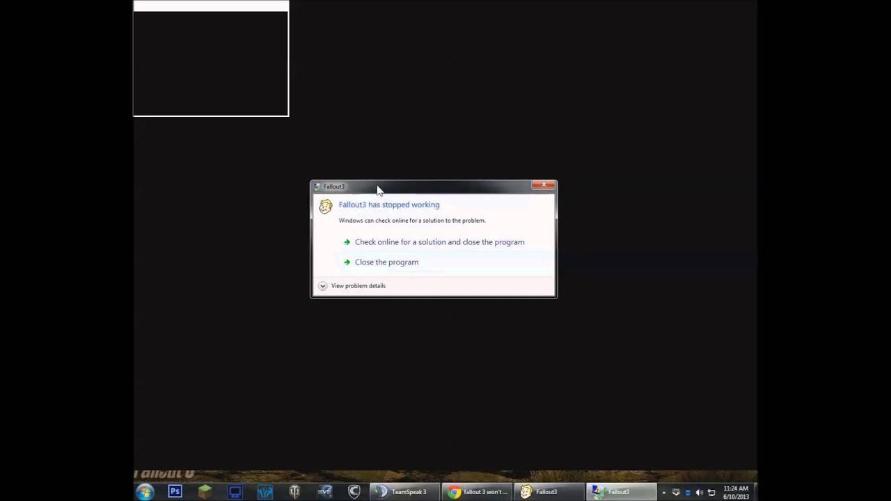 Fallout 3 HELP ! Win 7 Ultimate 64 Bit - YouTube