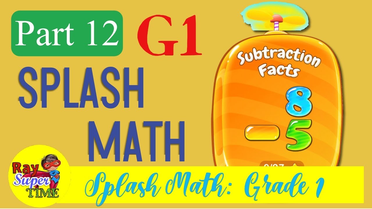 SplashMath Grade 1 Part 12: Subtraction Facts - YouTube