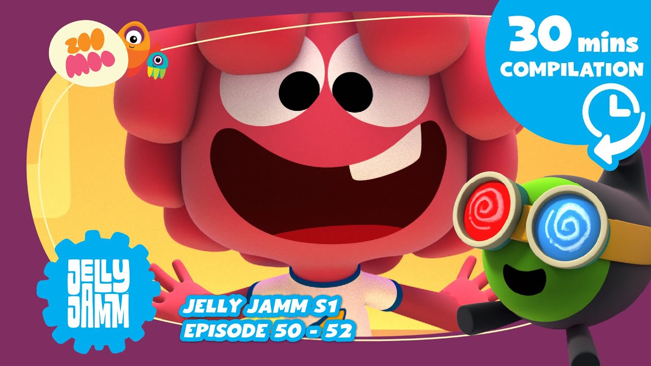 Jelly Jamm - 30 MIN Compilation Video Season 1 Eps. 50-52 - FULL ...