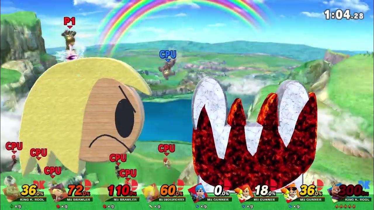 Super Smash Bros Ultimate - Custom Stage: Adventure Time's Finn Burns his Hat - YouTube