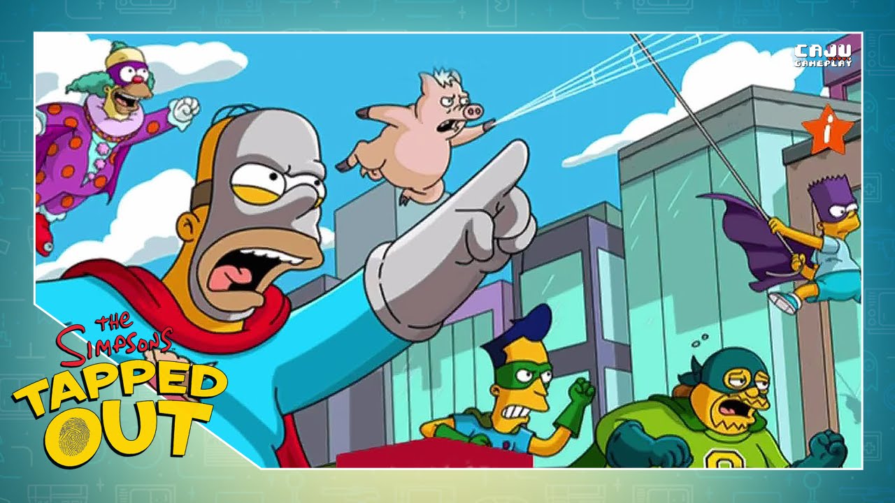 The Simpsons Tapped Out: EVENTO DOS SUPER HERÓIS #12 - YouTube
