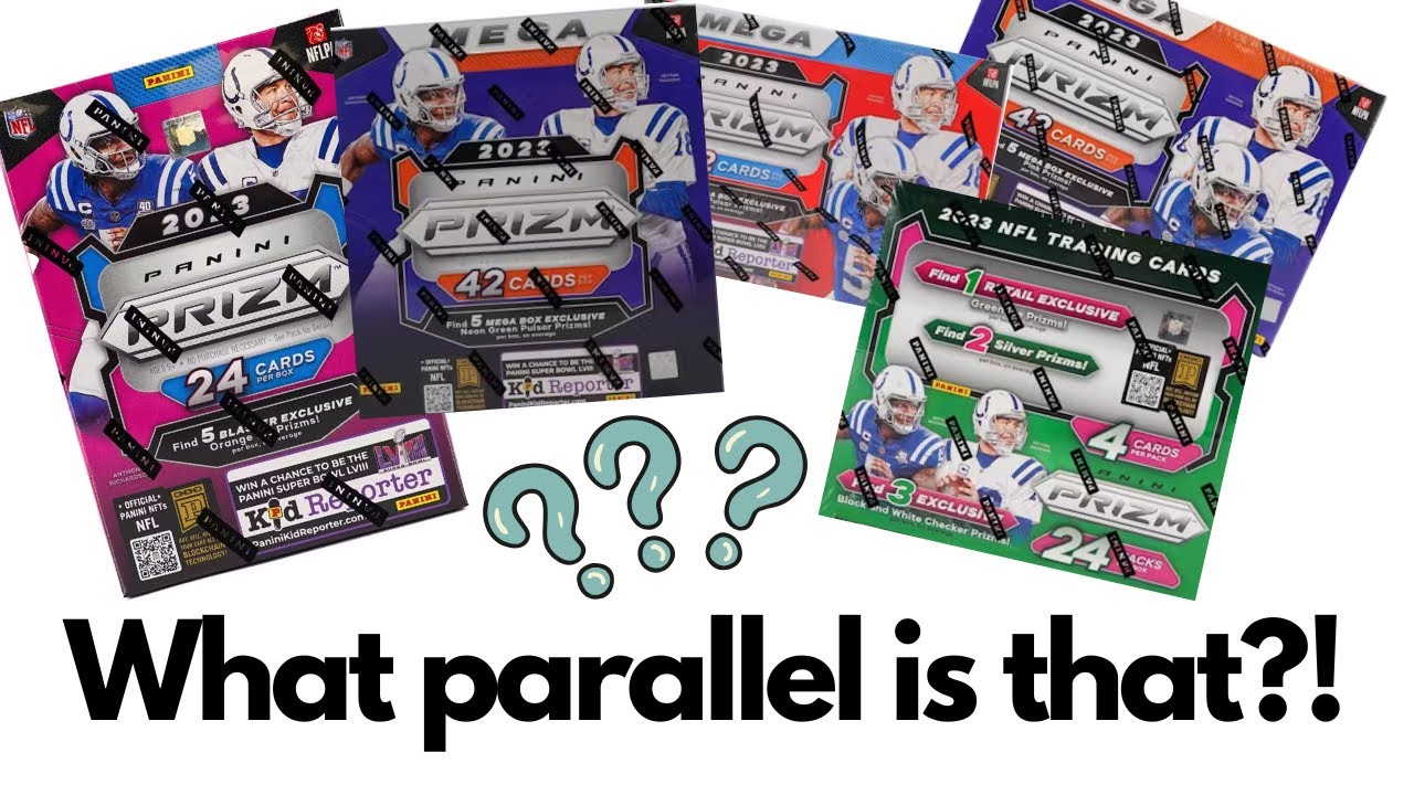 Panini Prizm Color Parallel Guide for Football Cards - YouTube