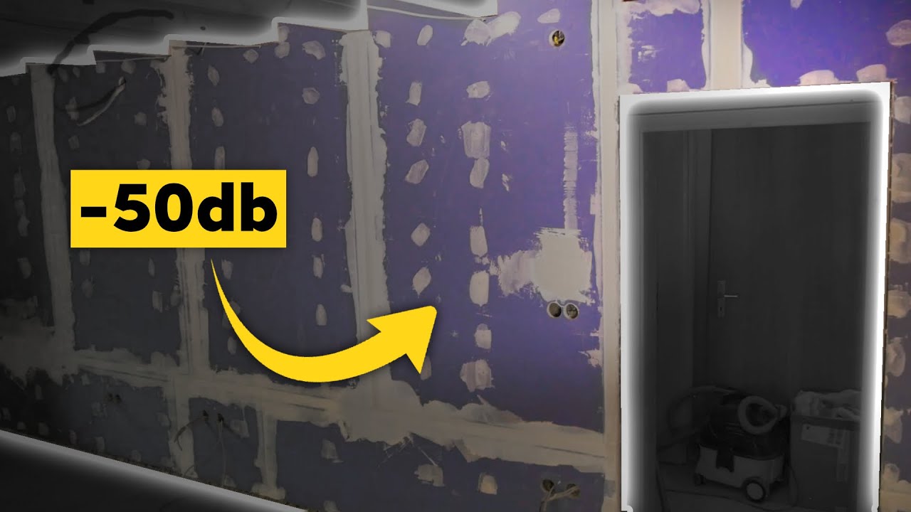 How I Built a DECOUPLED WALL to Soundproof my Studio - YouTube