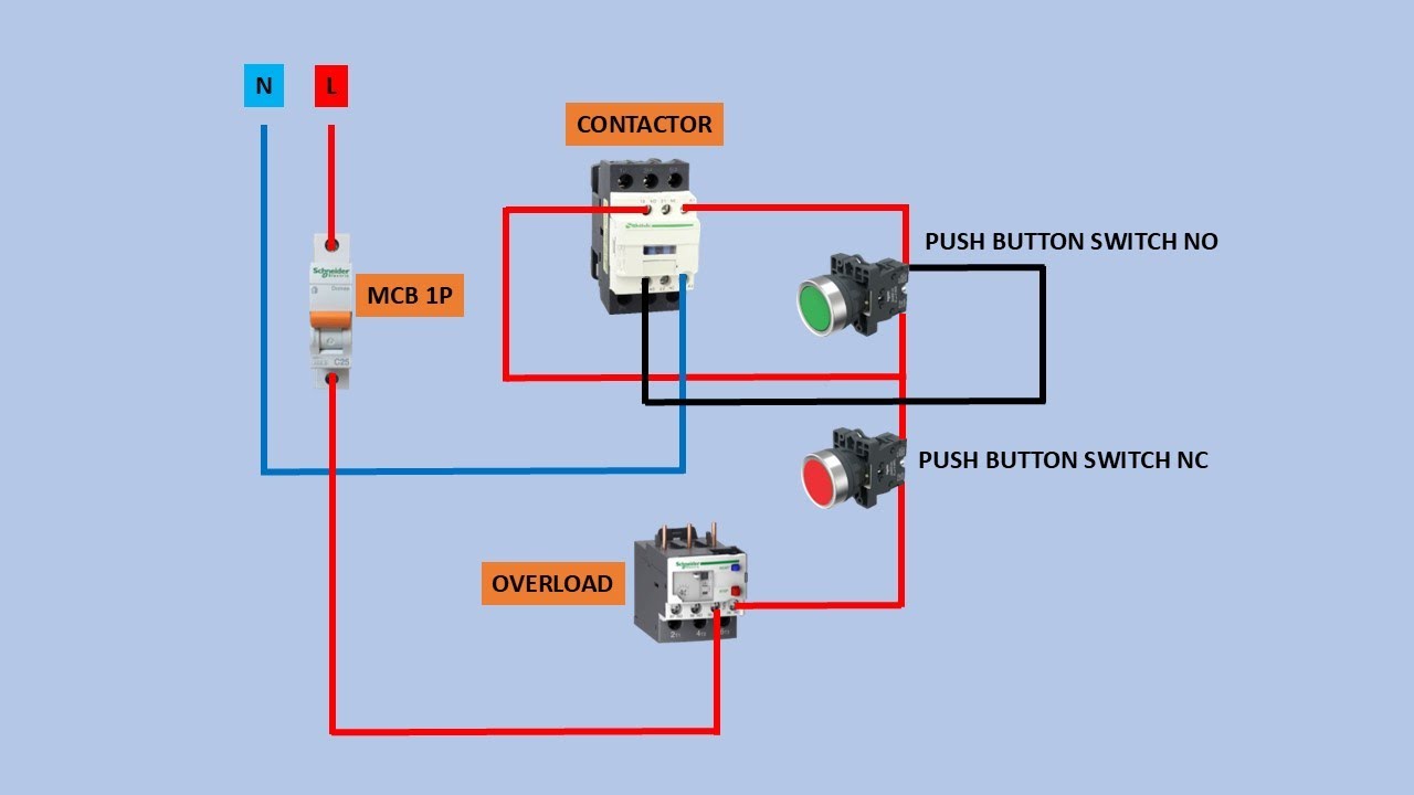 Holding Contact, Contactor Holding Circuit | SELF HOLDING CONTACTOR ...