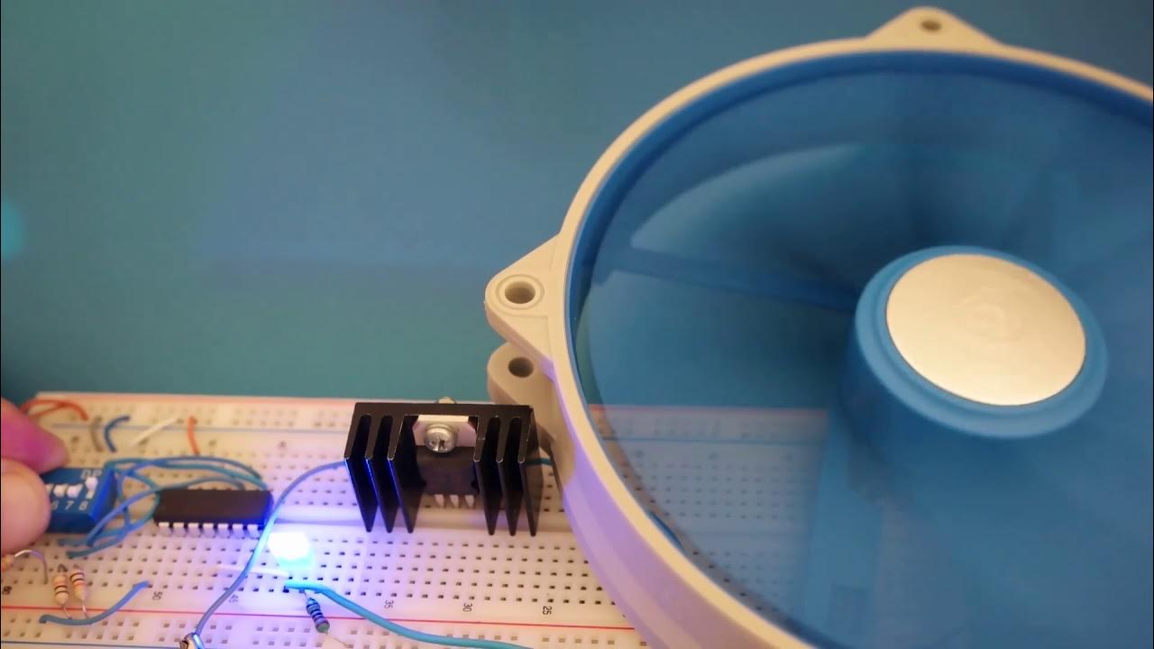 Controlling PWM Fan with PIC16F684 - YouTube