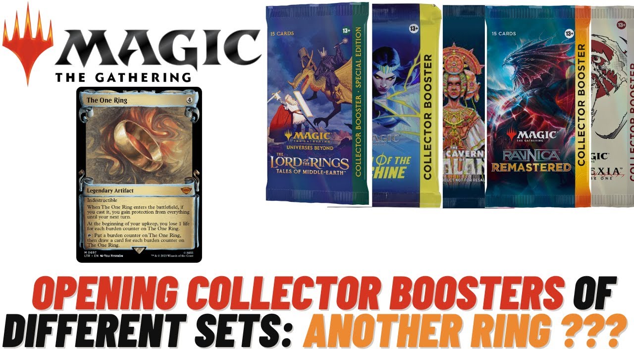 Opening Magic Collector Booster Packs From Different Sets ! Another One ...