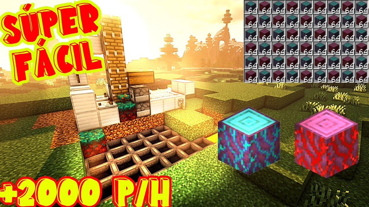 Granja de MADERA del NETHER Minecraft 1.16.4 - 1.16 - 1.16.1 - 1.16.2 ...