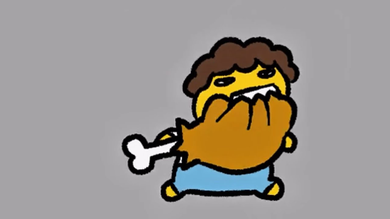 Shedletsky Eating Fried Chicken For 1 Hour - YouTube