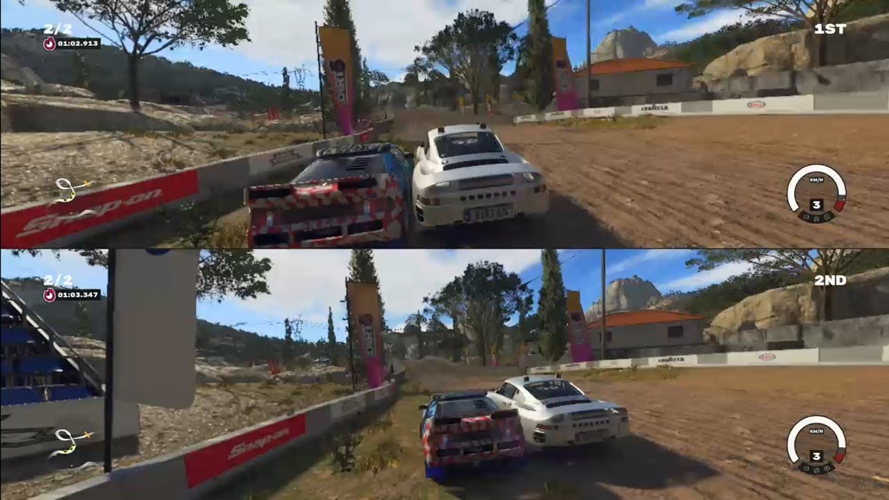 Close finish! | Dirt 5 Splitscreen - YouTube