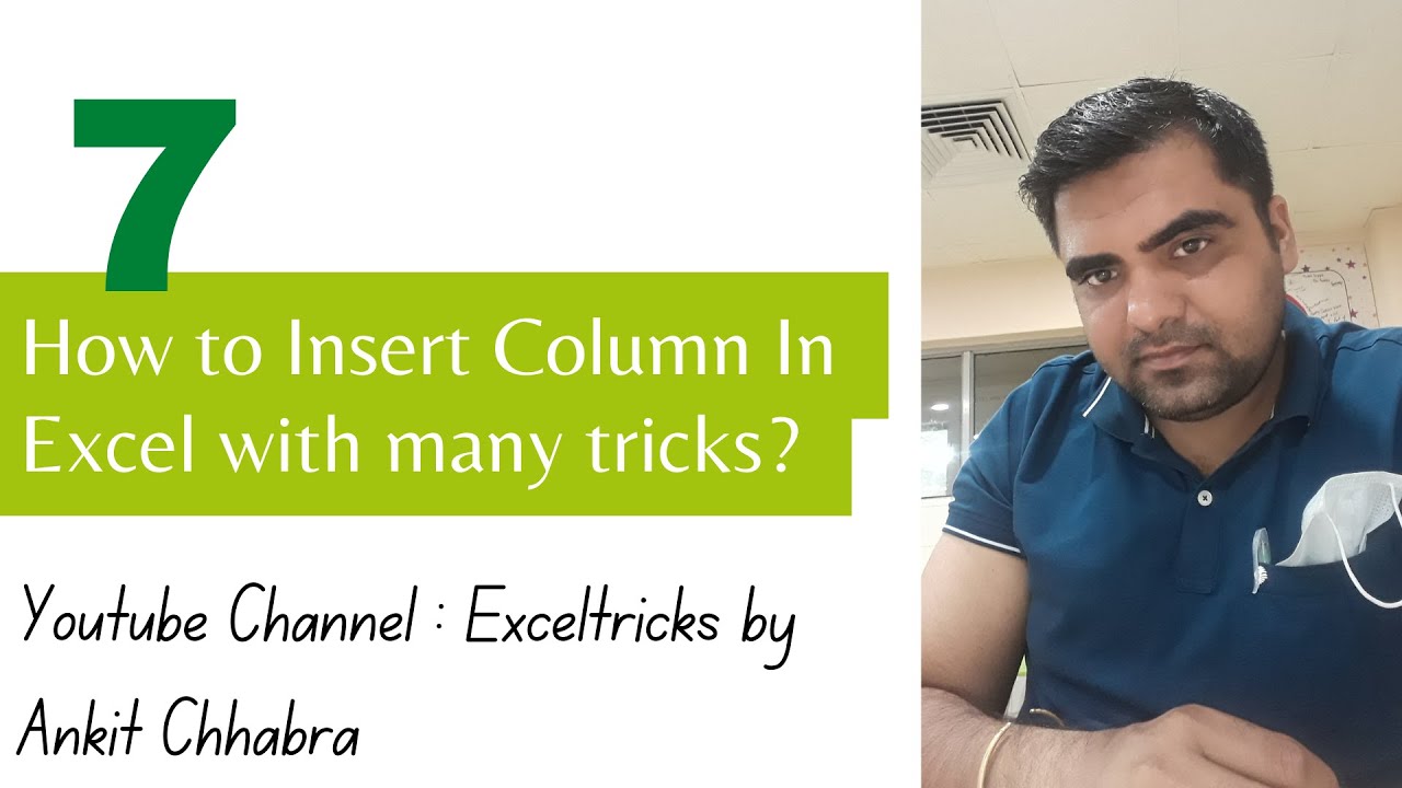 7 How To Insert Column In Excel With Many Tricks YouTube 7 How To Insert Column In Excel With Many Tricks YouTube