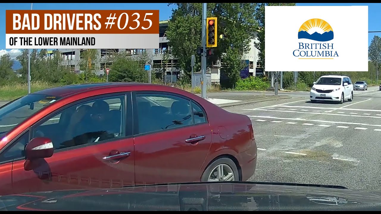 Bad Drivers Of The Lower Mainland #35 - Red lights mean nothing - YouTube