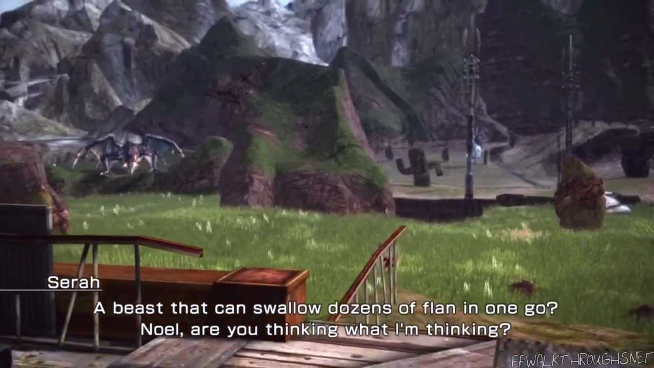 Final Fantasy XIII-2 - 016: Archylte Steppe First Boss: Faeryl - YouTube