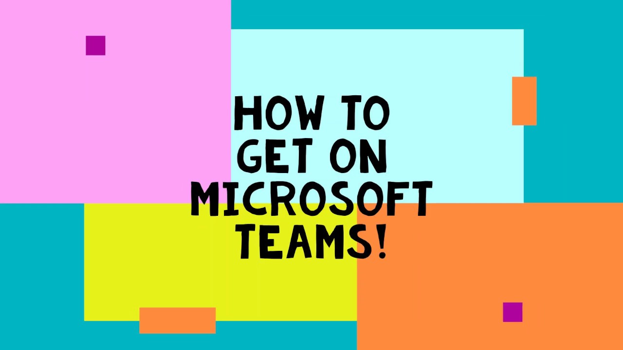 How to get on Microsoft TEAMS - YouTube