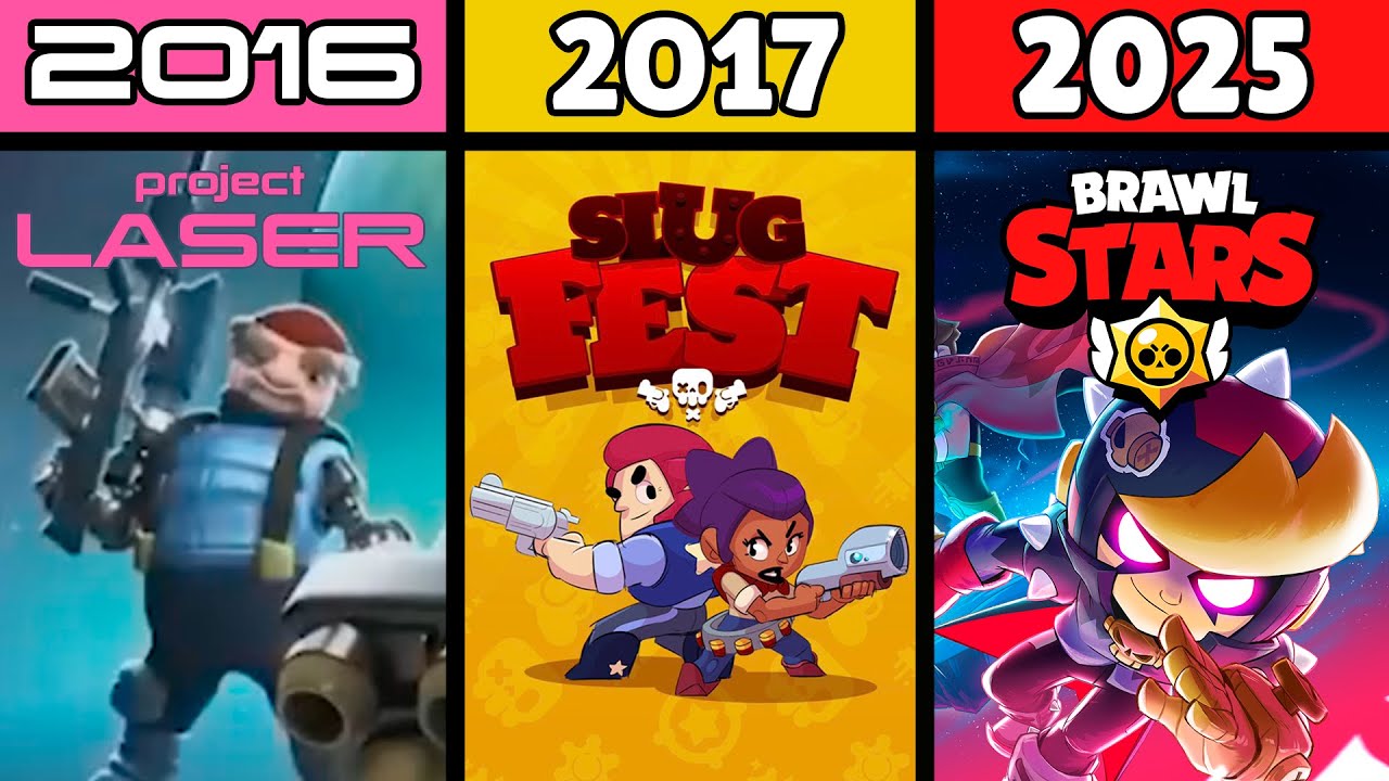 КАК СОЗДАВАЛСЯ БРАВЛ СТАРС В 2016 ГОДУ? ЭВОЛЮЦИЯ АЛЬФА ВЕРСИЙ PROJECT LASER и SLUG FEST - YouTube