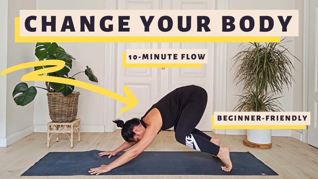 10-Minute Strong and Stretchy Morning Yoga Flow | Whole Body Stretch ...