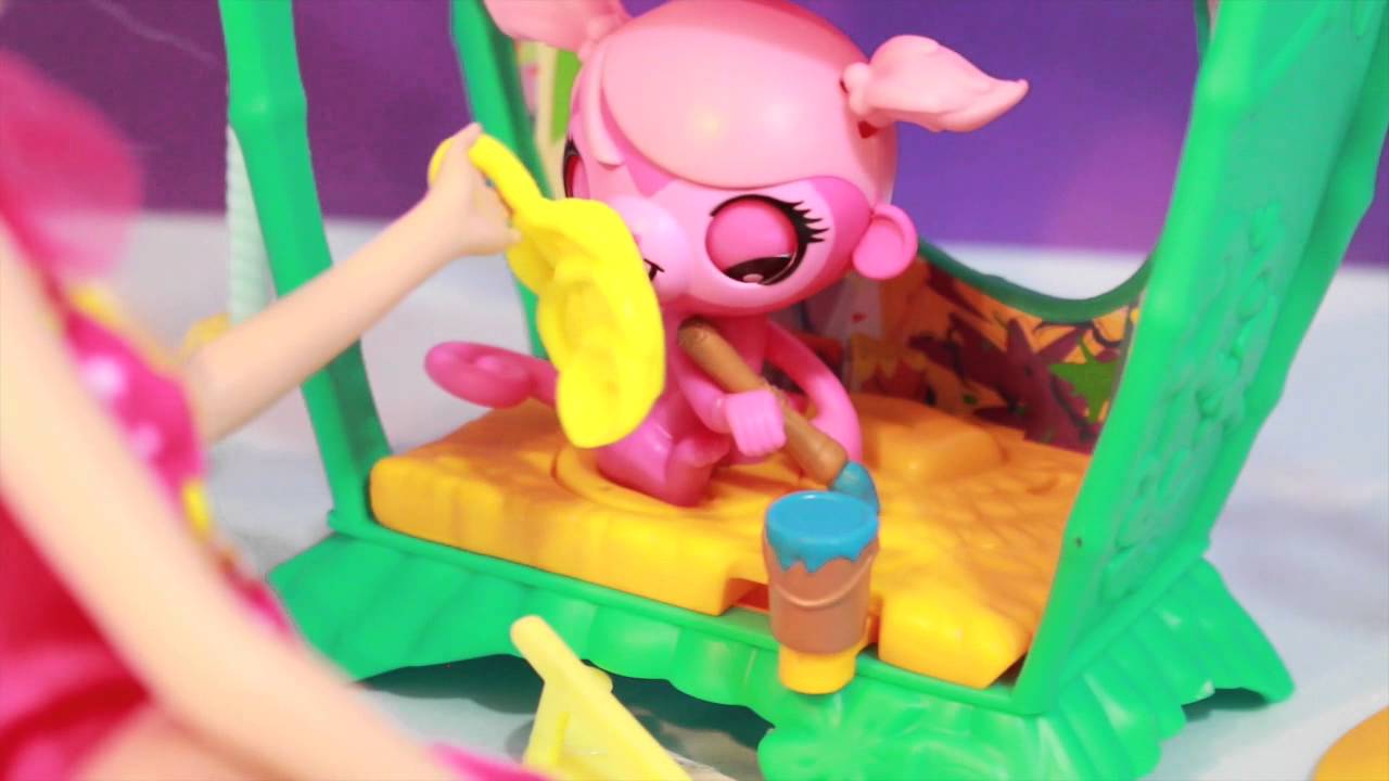 Disney Princess Pink Littlest Pet Shop LPS Toy Review - YouTube