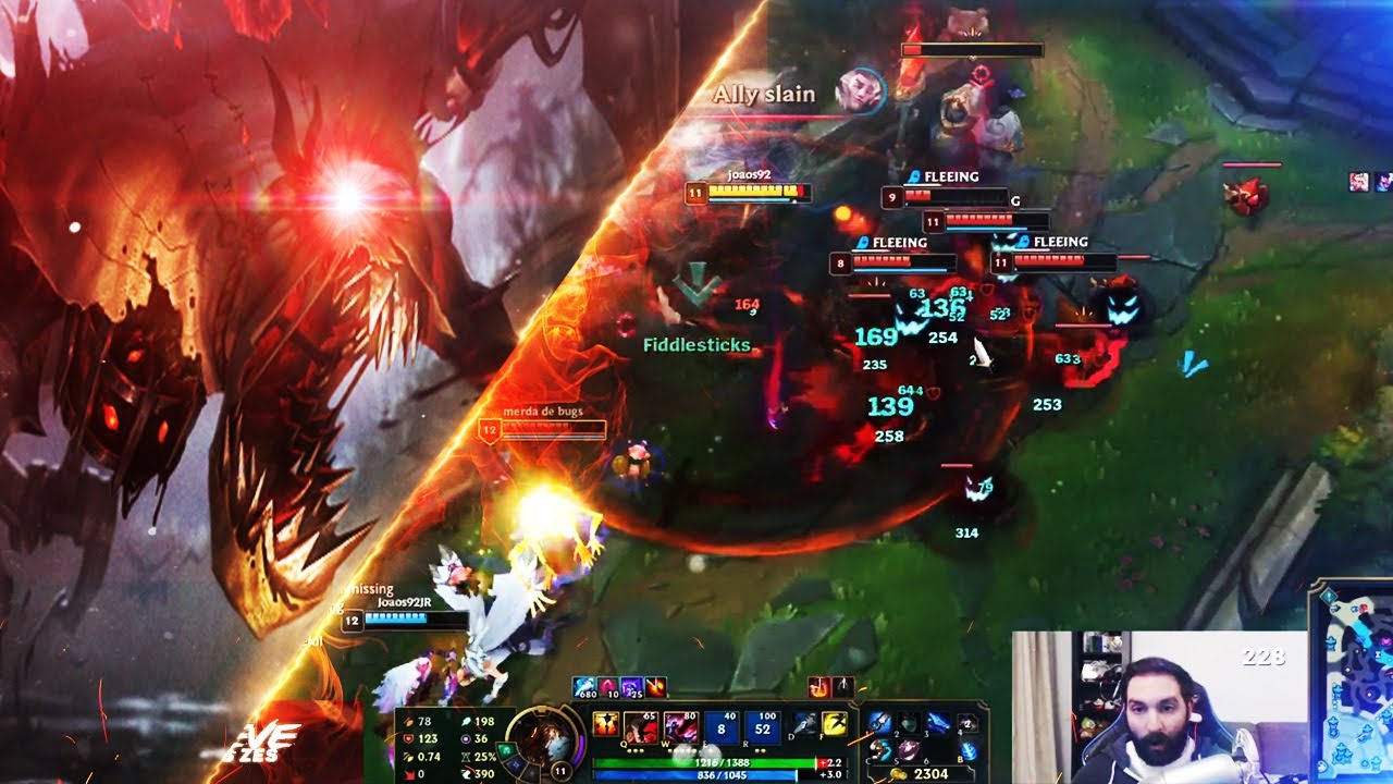 Fiddlesticks rework Epic and Funny Moments League of Legends - YouTube