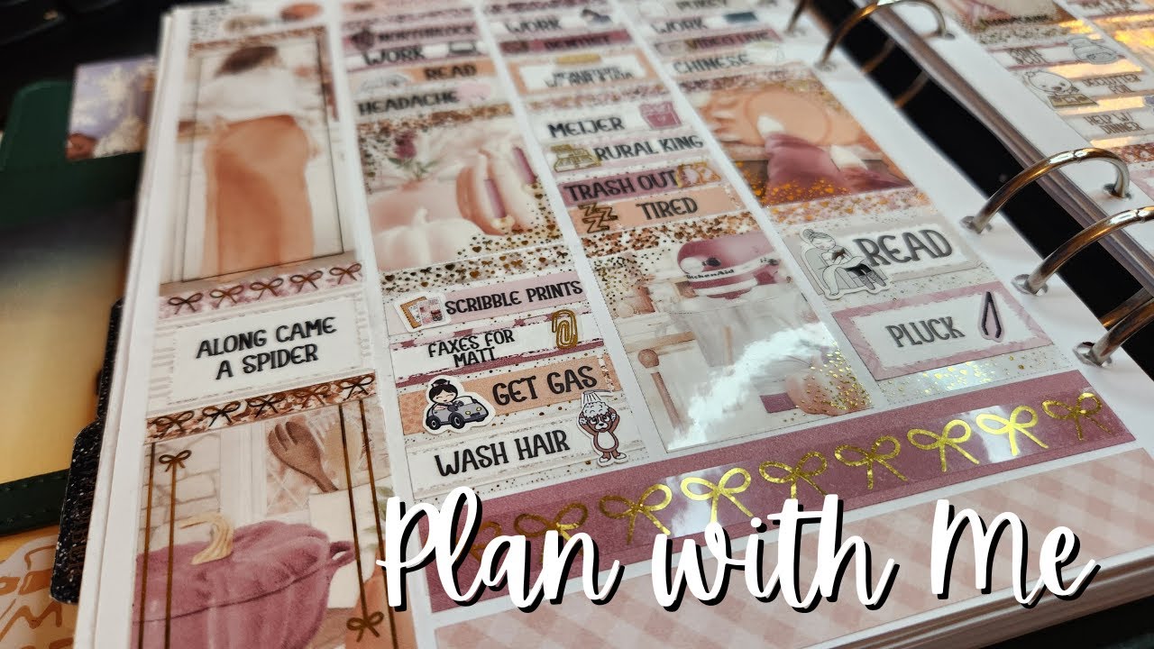 Plan with Me feat. Planner Pixie Co "Modern Harvest" - YouTube