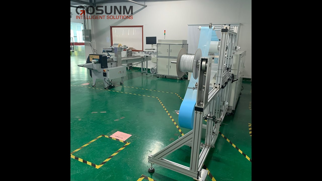 Full Automatic Flat disposable Mask Making Machine with Visual ...