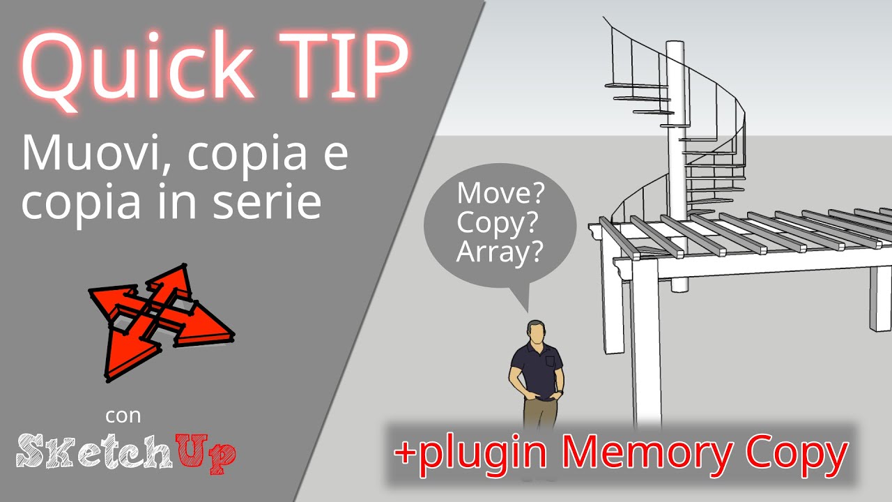 Quicktip - Muovi copia serie + extra plugin memory copy - YouTube