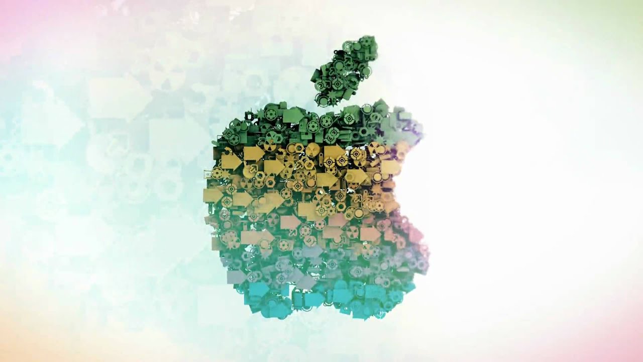 apple logo animation - YouTube