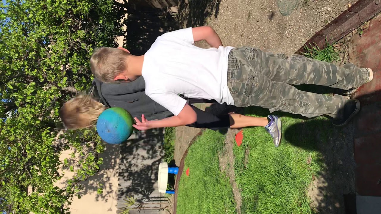 Tag and overhand throw - YouTube