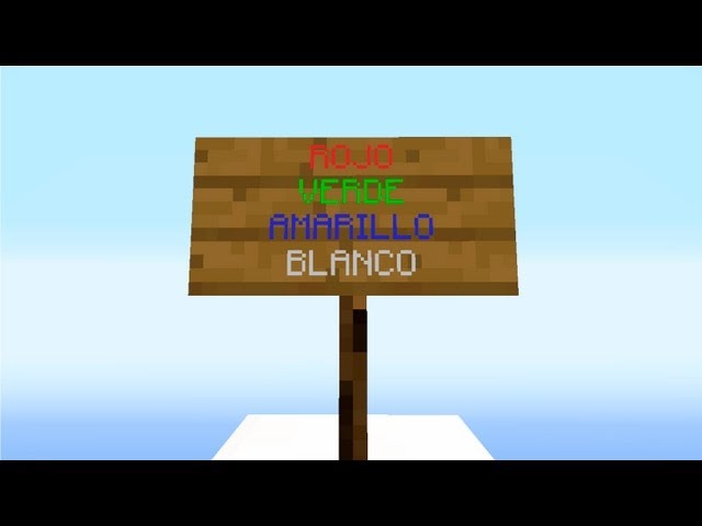 Colores Codigos Minecraft Tutorial Cmo Utilizar Cdigos De Colores