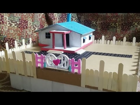 Easy cardboard house craft | part 2 | diy crafts | DIY miniature house ...