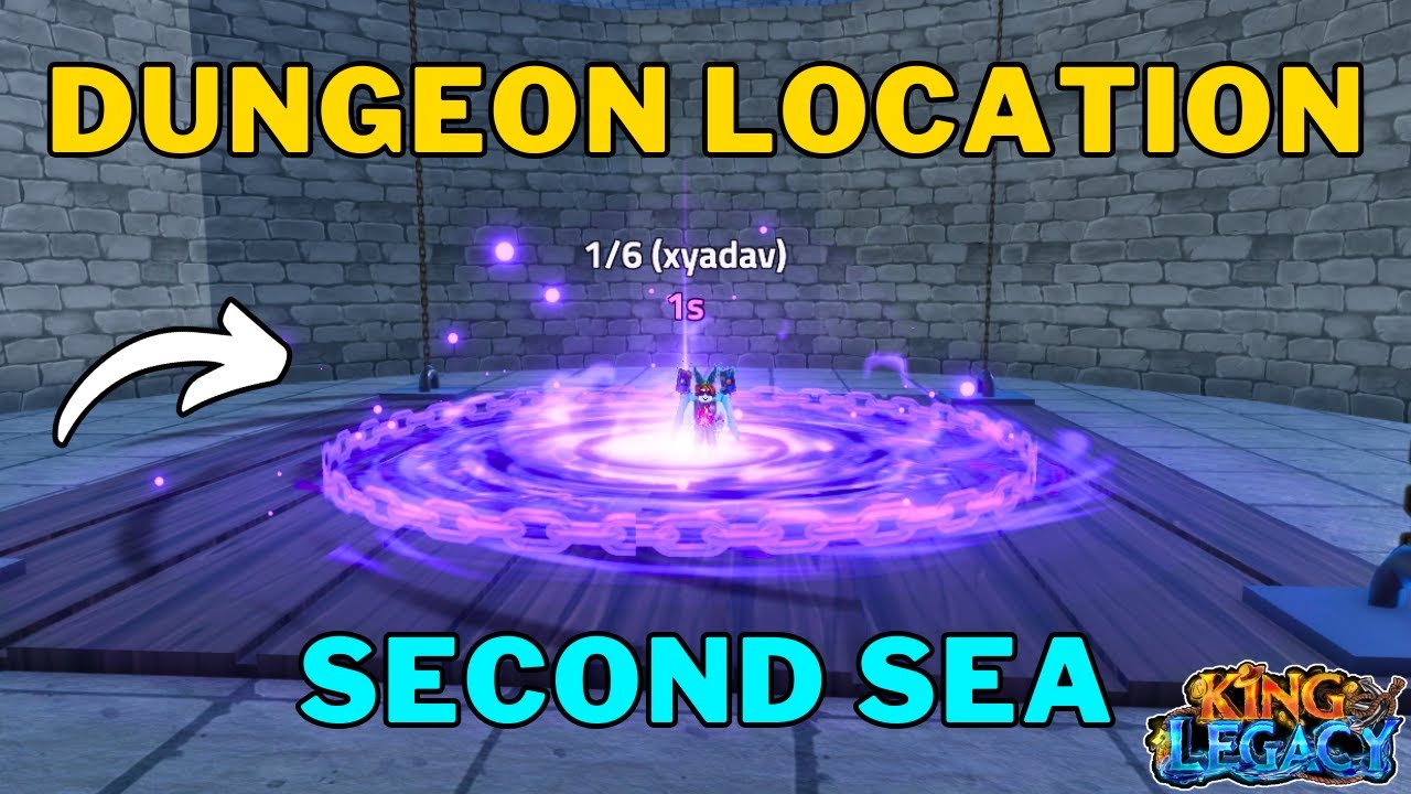 Where is Dungeon in King Legacy | King Legacy Dungeon Location | Second ...