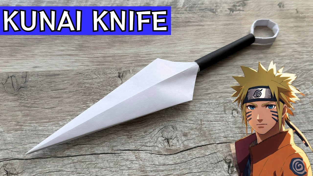 How To Make Origami Naruto Weapons NARUTO'S NINJA ORIGAMI FOLD AND