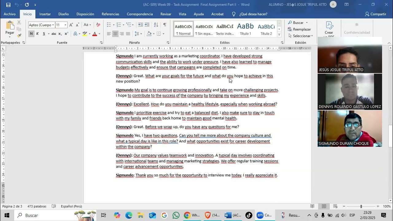 (AC-S09) Week 09 - Task: Assignment - Final Assignment Part II - YouTube