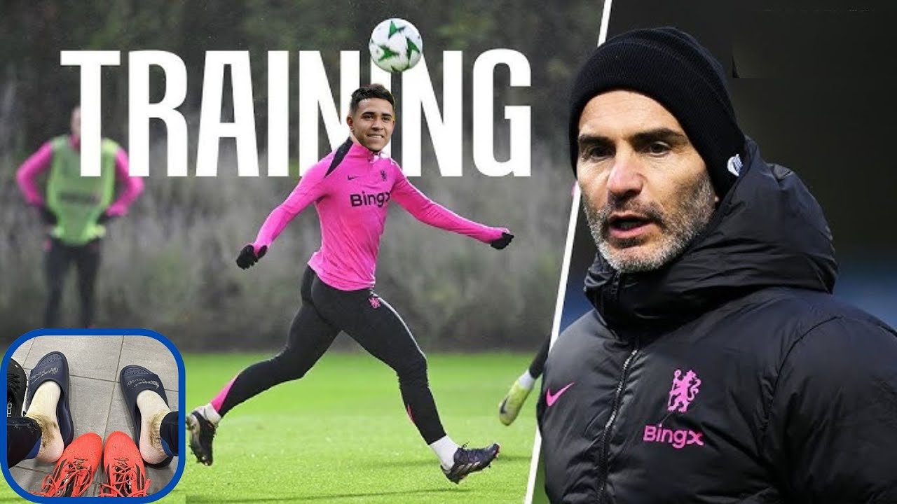 Kendry Paez Starts Chelsea Training Under Enzo Maresca! - YouTube