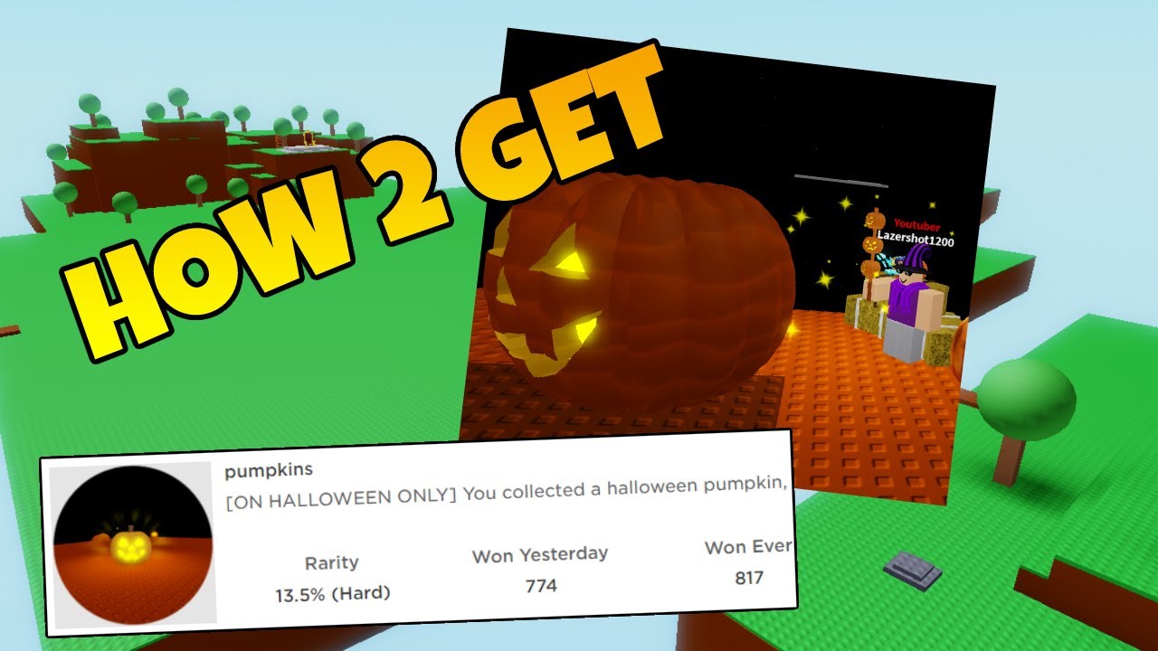 Stick Battles | How To Get Pumpkins Badge AND Hallow Pumpkin Stick ...