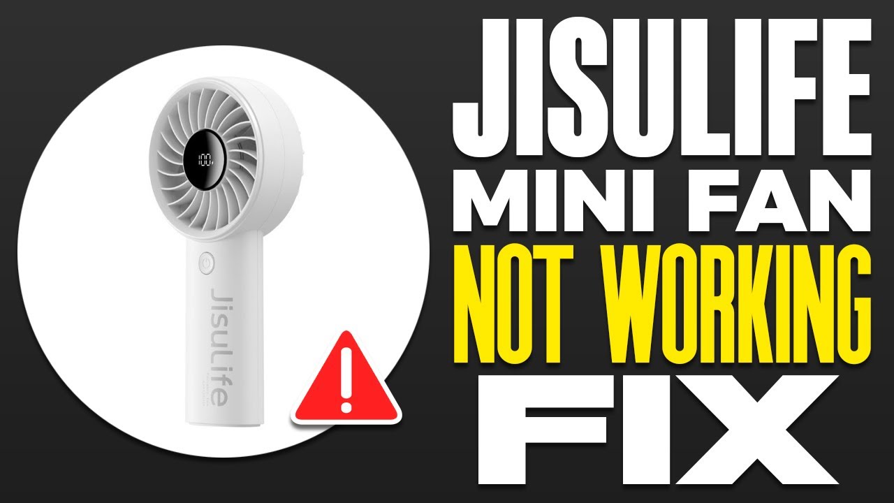 JISULIFE Mini Fan Not Working FIX - YouTube