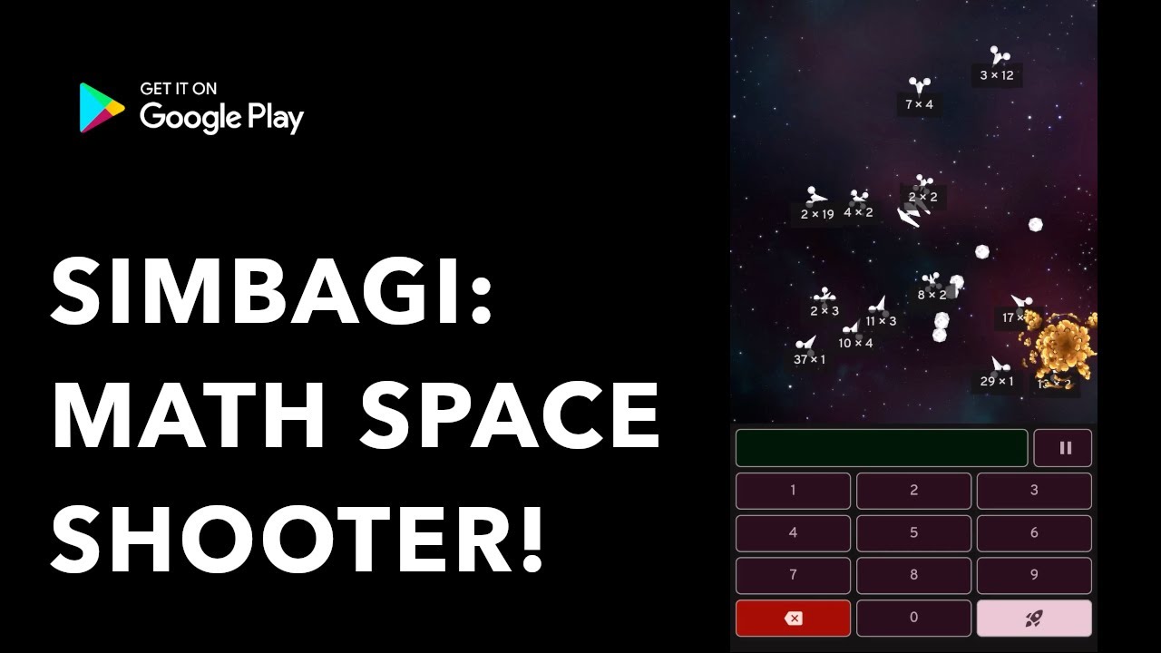 Simbagi: Math Space Shooter v0.2.0 is out! #indiegame #mathgame #spaceshooter #androidgame - YouTube
