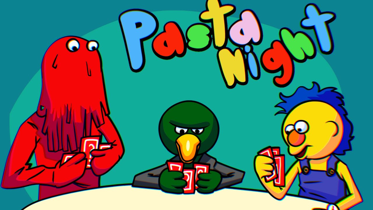 Pasta Night But It's Red Guy, Yellow Guy, And Duck (DHMIS FNF Cover ...
