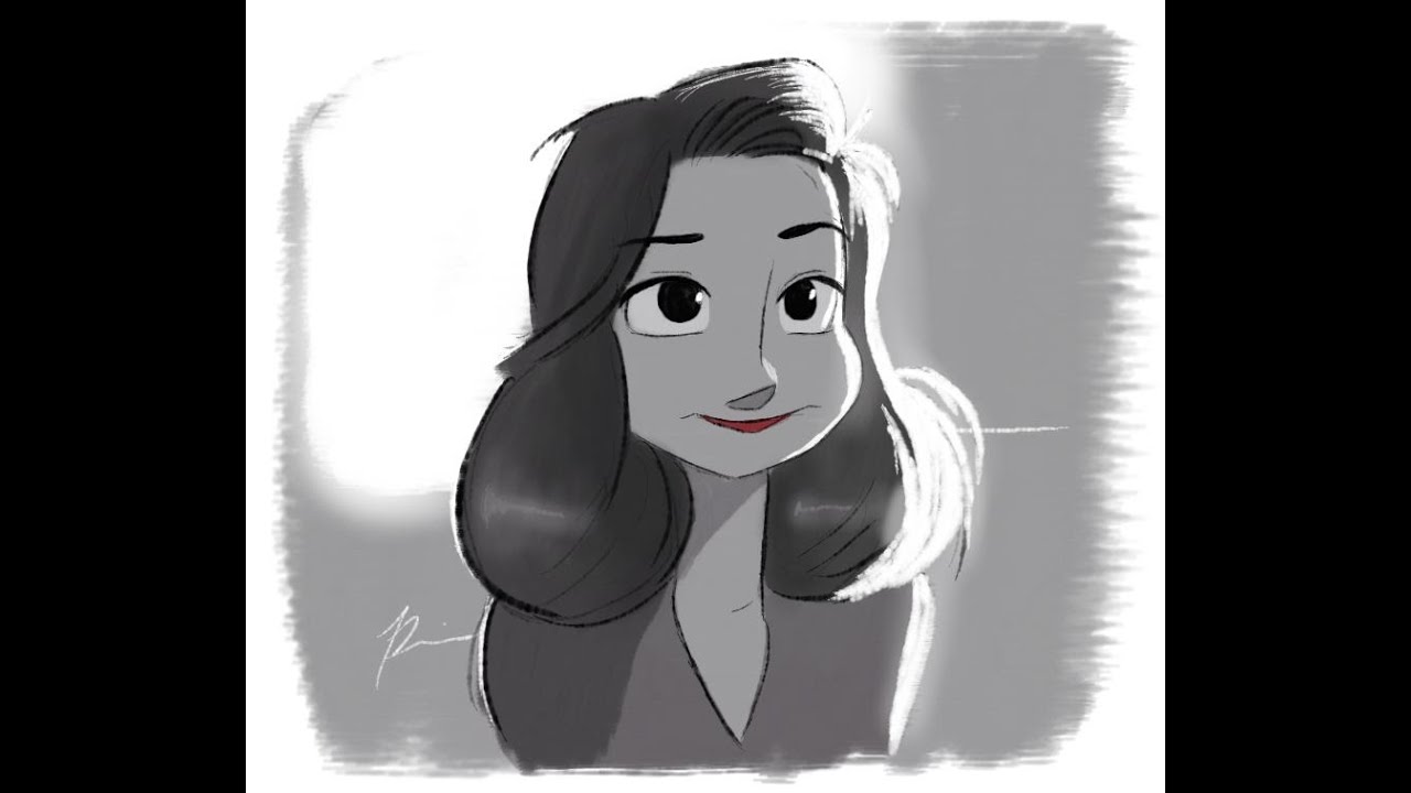 Meg - Paperman | Speedpaint by Jose Pablo Jiménez - YouTube