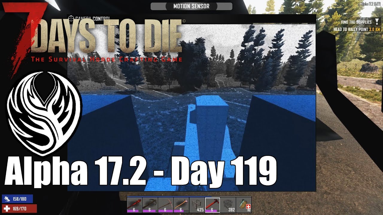 7DTD Alpha 17.2 | Day 119 - Horde Night - YouTube