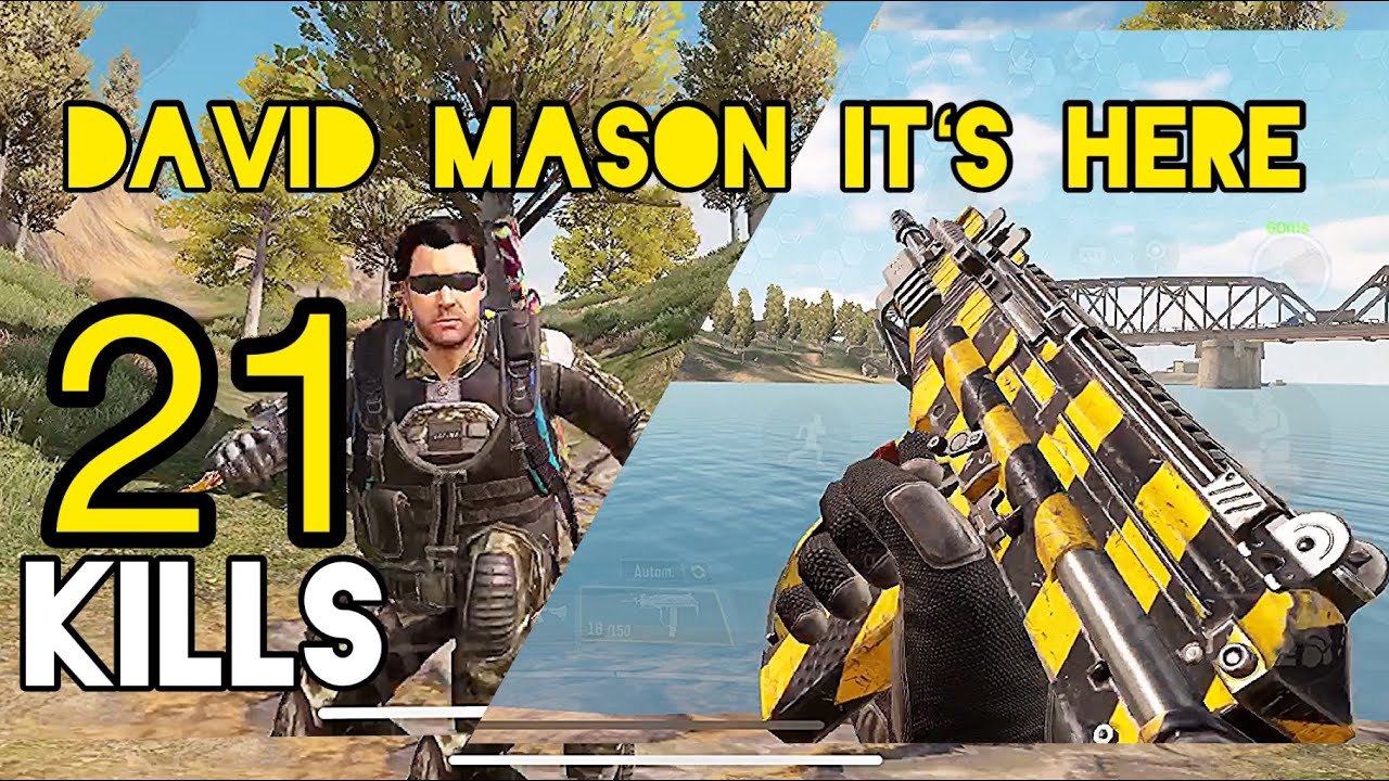 21 KILLS!! DAVID MASON IT‘S HERE!! COD MOBILE BATTLE ROYALE!! - YouTube