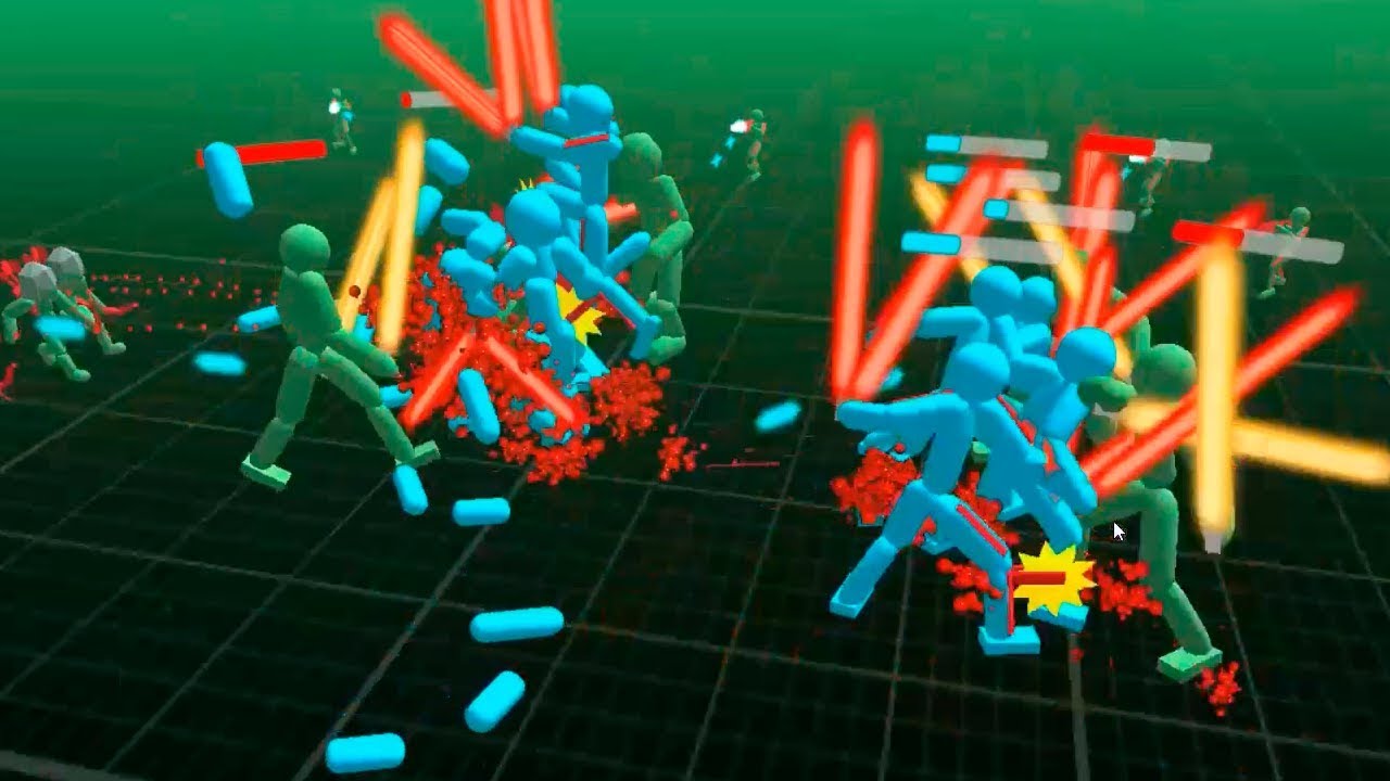 stickman simulator battle of warriors - the battle continues - YouTube